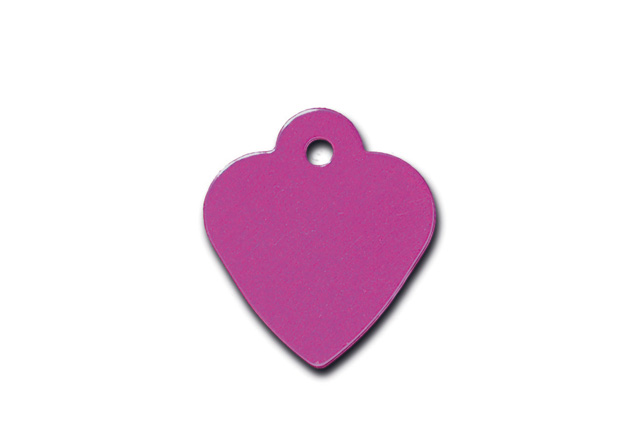 Standard - Heart Small Purple £7.99 - QuickTag Personal Tag Engraving
